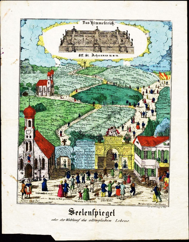 Das Bild - Der breite und der schmale Weg