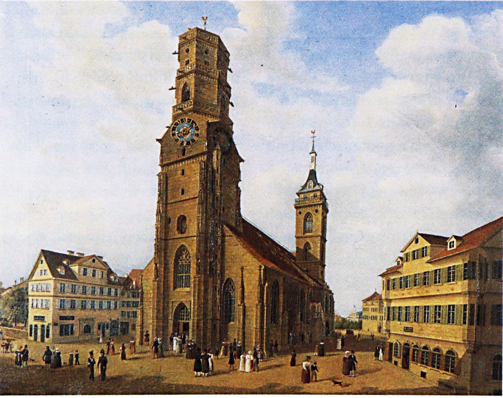 Die Stiftskirche in Stuttgart