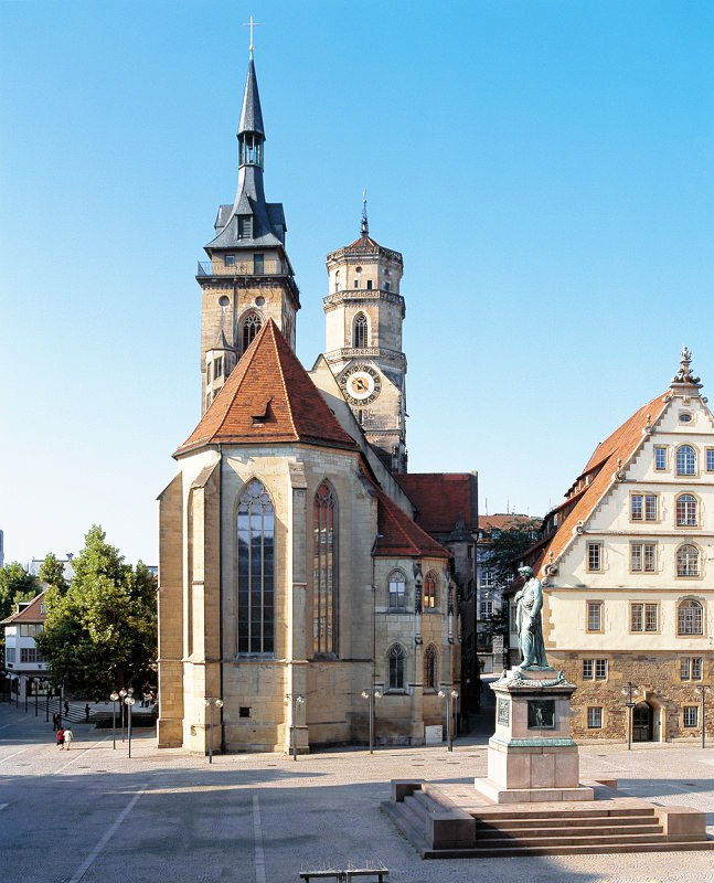 Die Stiftskirche in Stuttgart